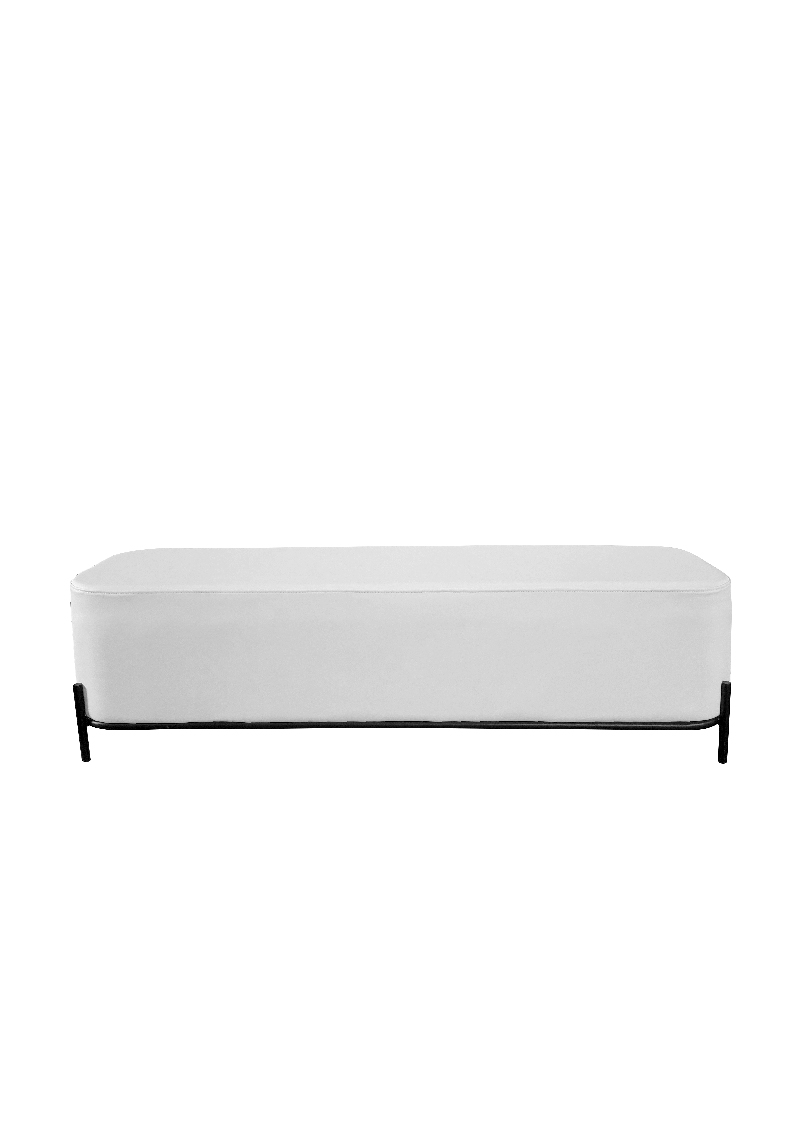 Icon™ Long Bench White - Expats Partner