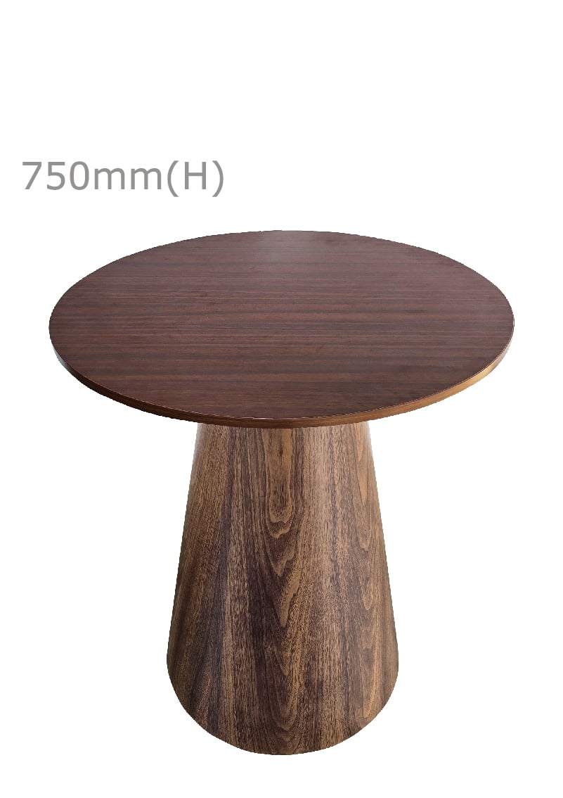 Conic™ Meeting Table & Round Top - Wood - Expats Partner