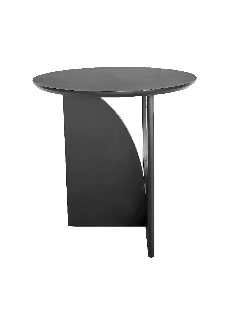 Luna Wood Coffee Table - Black - Expats Partner