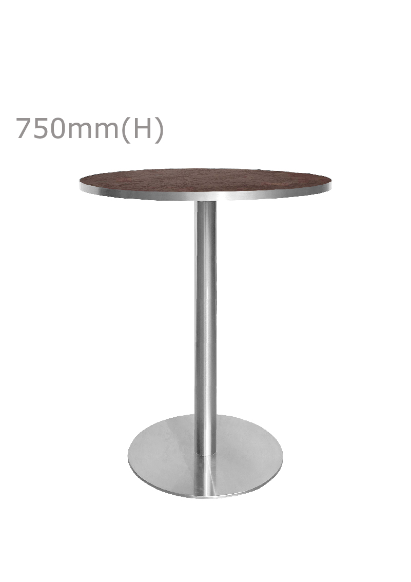 Luxco™ Atelier Round Meeting Table - Silver & Verona Bronze - Expats ...